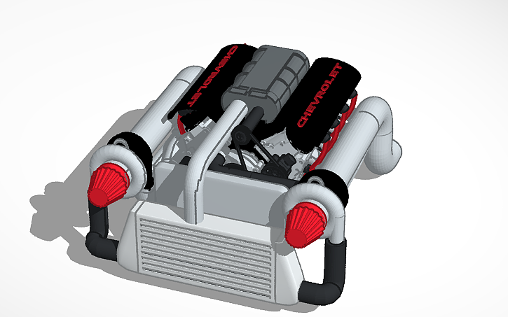 3D design 1650HP LS1 CHEVY V8 | Tinkercad
