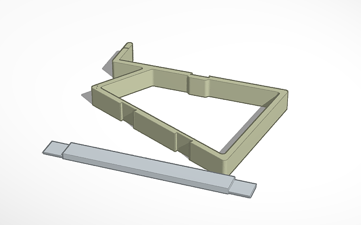 3D design OCU Tablet Stand - Tinkercad