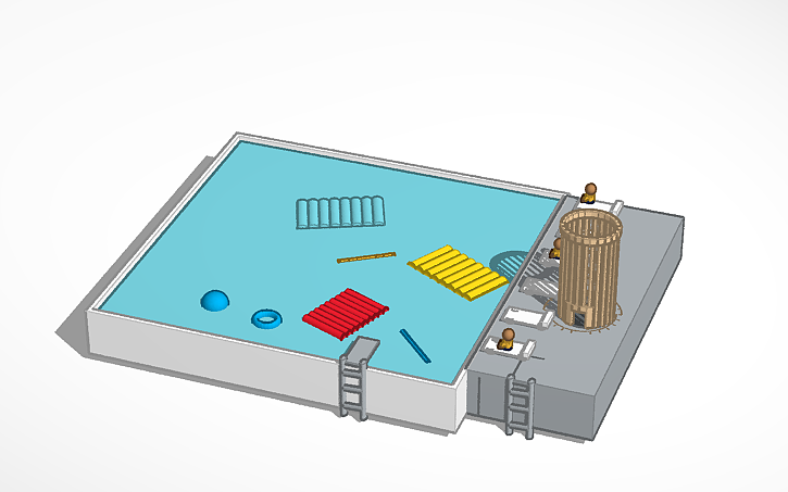 3D design Pool - Tinkercad