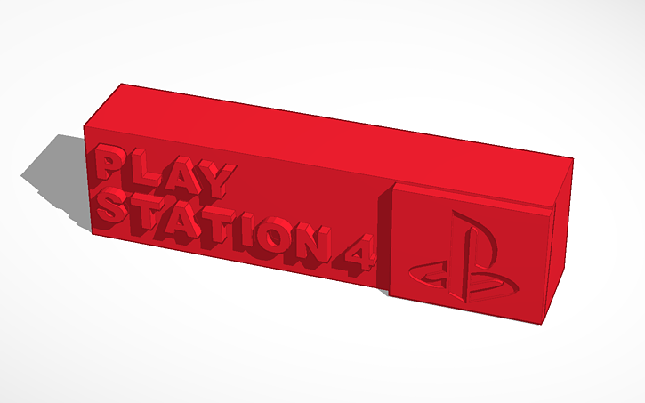 3D design ps4 - Tinkercad