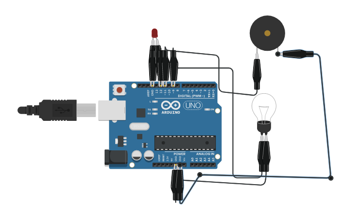 Circuit design introduçao usando portas digitais e gnd | Tinkercad