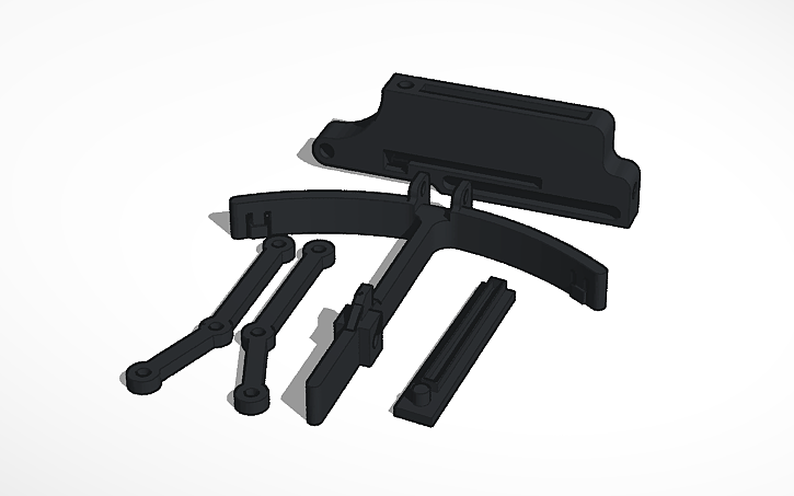 3d Design Functional Repeating Crossbow Parts Tinkercad