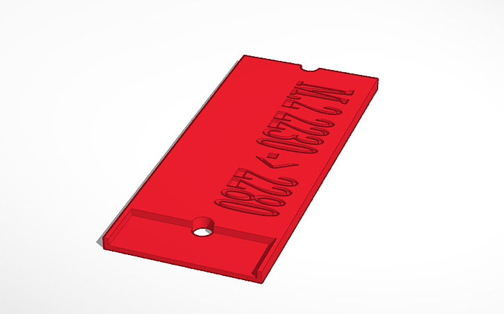 3D design M.2 2230 to 2280 - Tinkercad