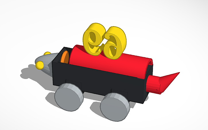 3D design Car Go Fast - Tinkercad