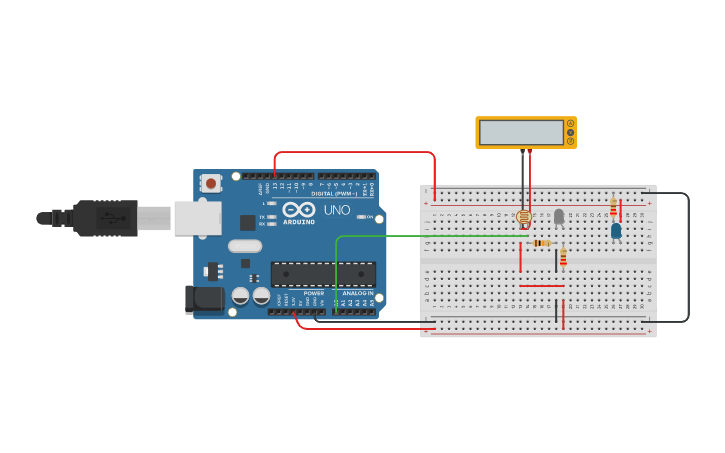 Circuit Design Mechatronics Lab 4 Task 6 Tinkercad