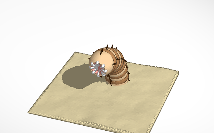 3D design Sand Worm - Tinkercad