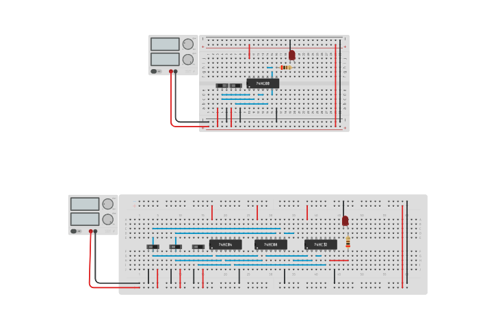 Circuit Design Exp 2 B Boolean Expression Tinkercad