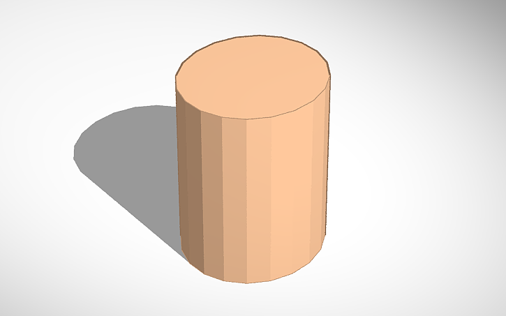 3D design Cilindro - Tinkercad