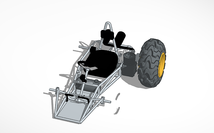 3D design Go Kart - Tinkercad