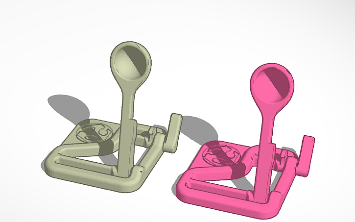 3D design Print in place catapult - Tinkercad