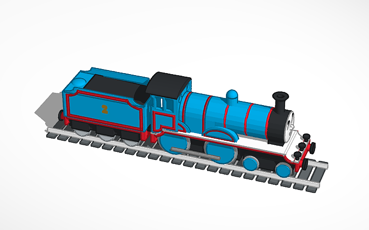 3D design Hornby Edward The Blue Engine - Tinkercad