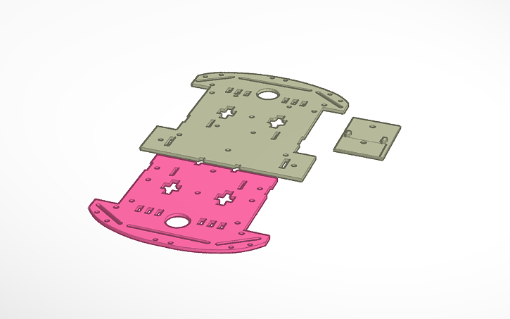 3D design arduino robot car - Tinkercad