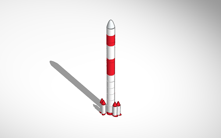 3D design Pslv Model 3D - Tinkercad