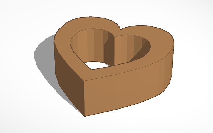 3D design Heart in Heart - Tinkercad