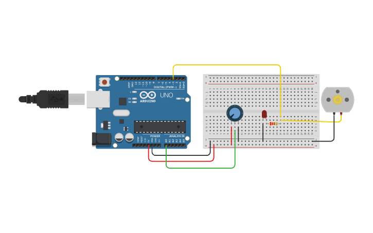 Circuit design Basic EP3 ADC - Tinkercad