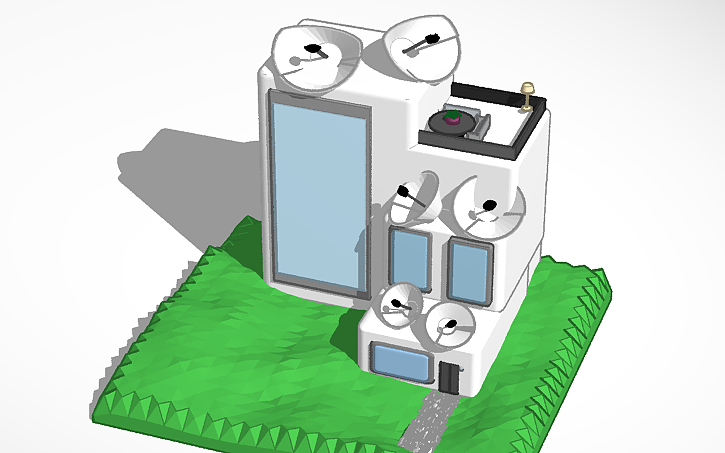 3d Design Будинок Ілона Маска 3 Tinkercad