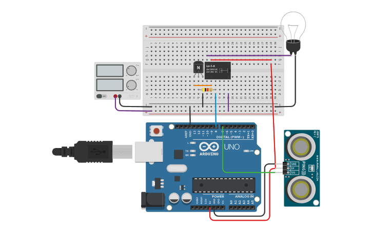 Circuit design distance US - Tinkercad