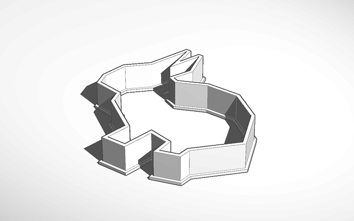 3D design Cookie Cutter - Tinkercad