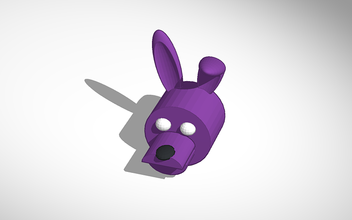 3D design fnaf bonnie - Tinkercad