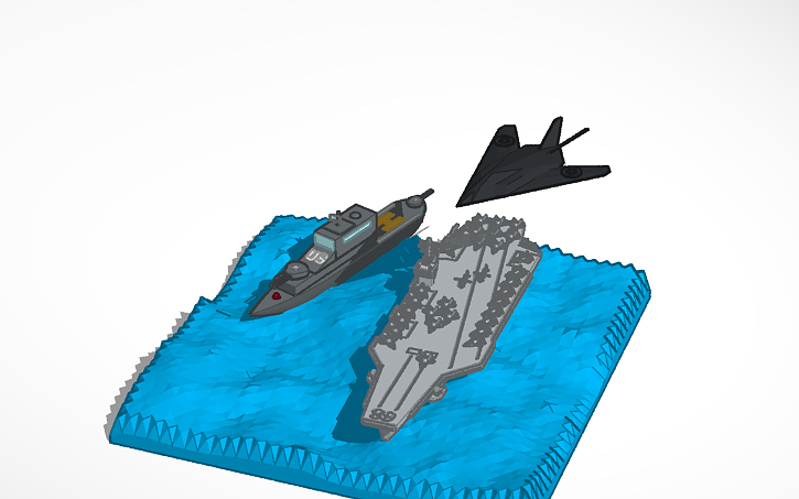 3D design US NAVY HEADING OUT! - Tinkercad
