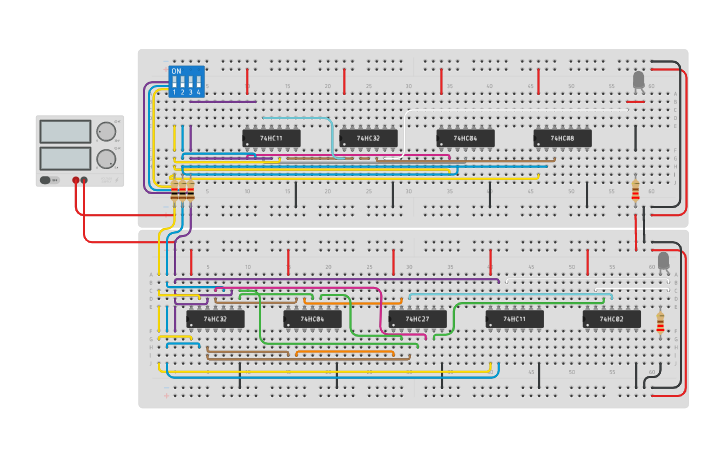 Circuit design U3 - EP1 - CIRCUITO - Tinkercad