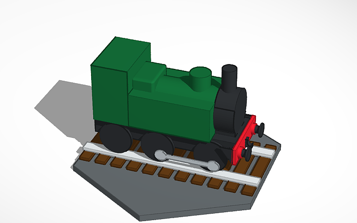 3D design Train Miniature by Jon - Tinkercad
