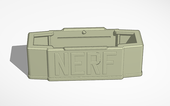 3D design Nerf | Magazine holder - Tinkercad