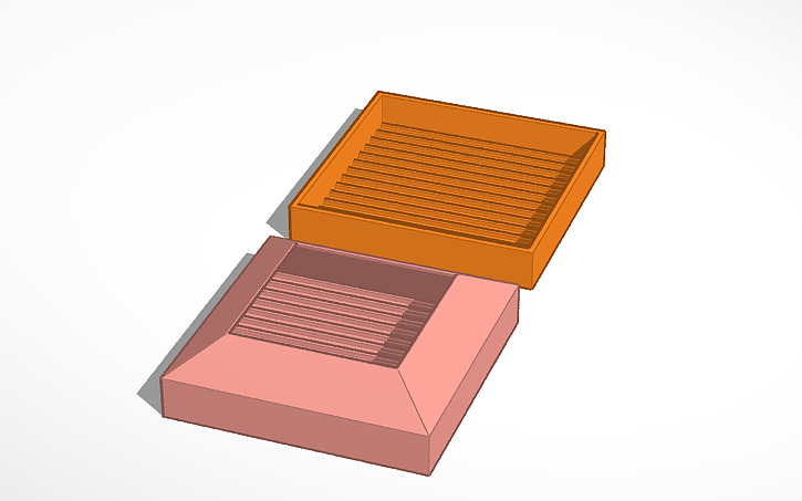 3D design diamond painting boxes | Tinkercad