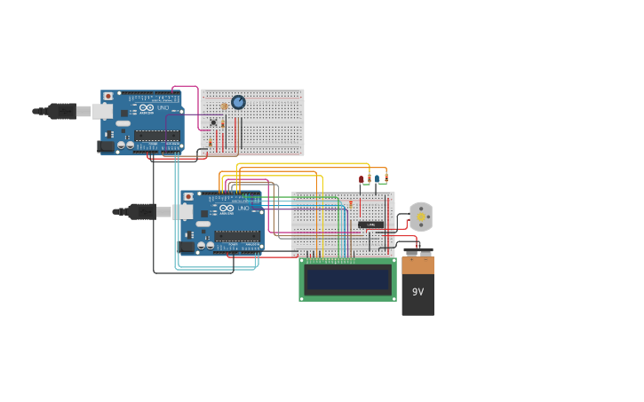 Circuit design Smart Garden - Tinkercad