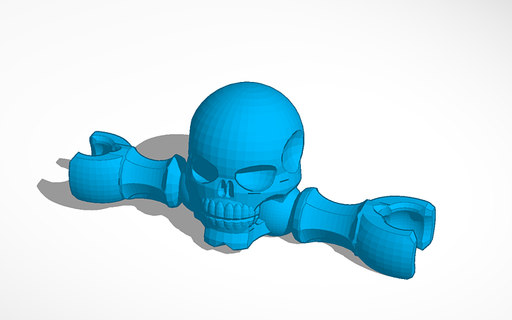 3D design skull - Tinkercad
