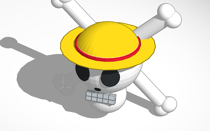 3D design One piece Logo - Tinkercad