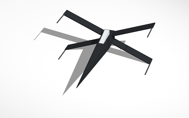 3D design X-Wing | Tinkercad