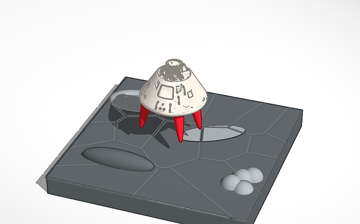 3D design MÓDULO LUNAR 3ESOa - Tinkercad
