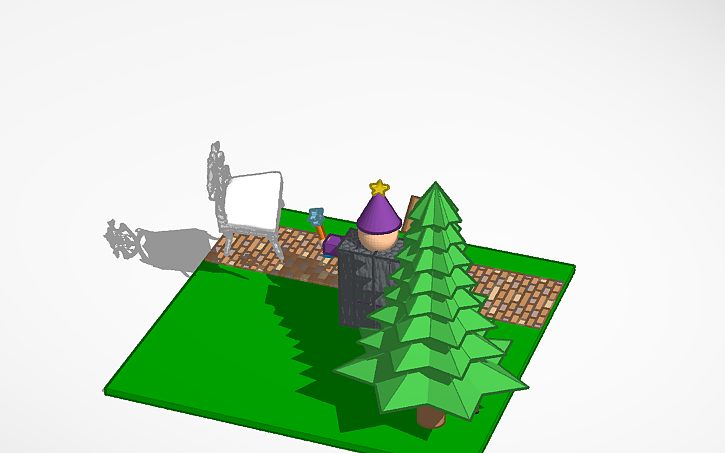 3D design Spell Wizard. - Tinkercad