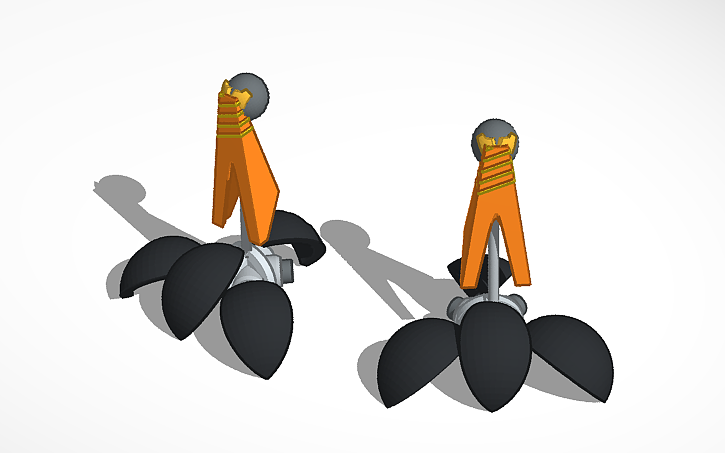 3D design WarRobot1403 (mech legs) | Tinkercad