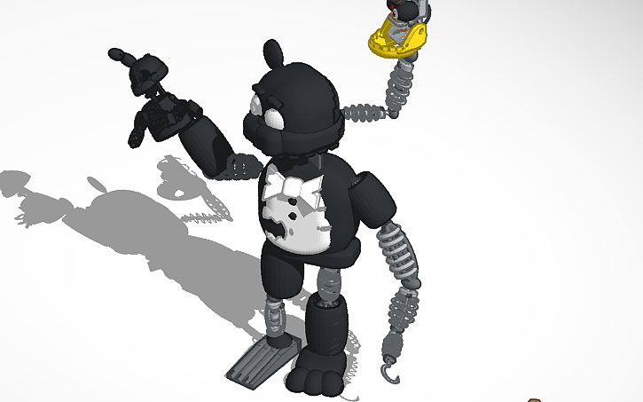 3D design shadow Hybrid - Tinkercad