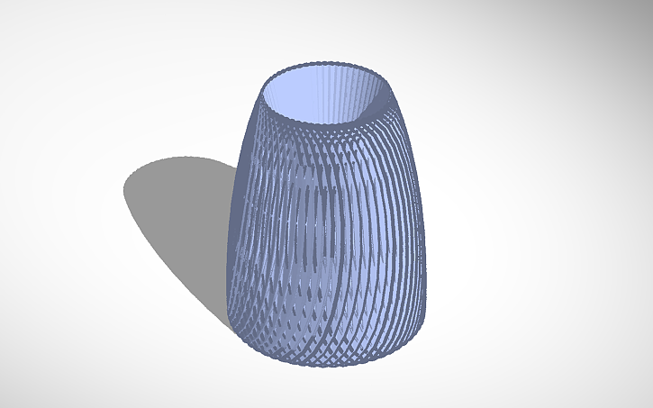 3D design Vase - Tinkercad