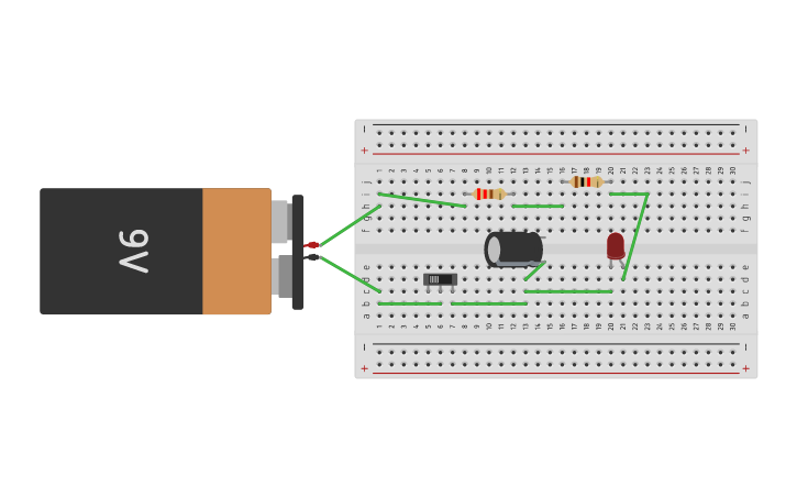 Circuit Design Capacitor Tinkercad