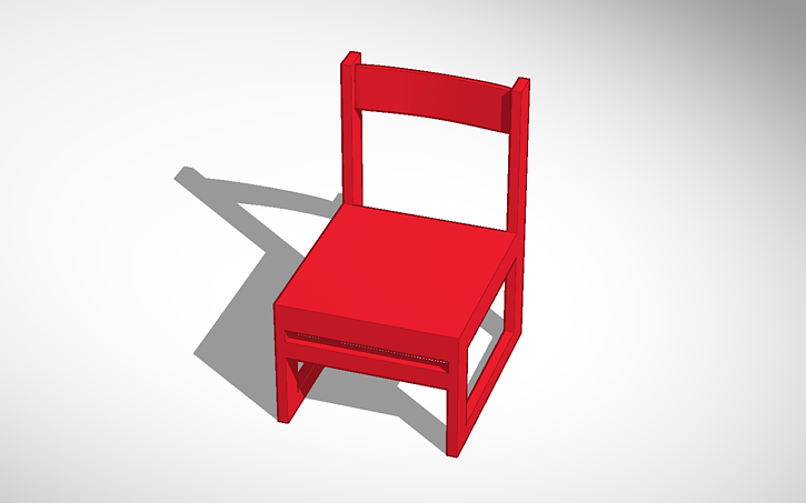 3D design Intro To Engineering Design Chair | Tinkercad