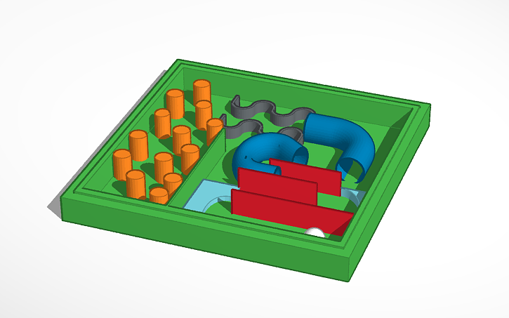 3D design golf mini game - Tinkercad