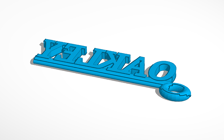 3D design Name Tag For School Bag - Tinkercad