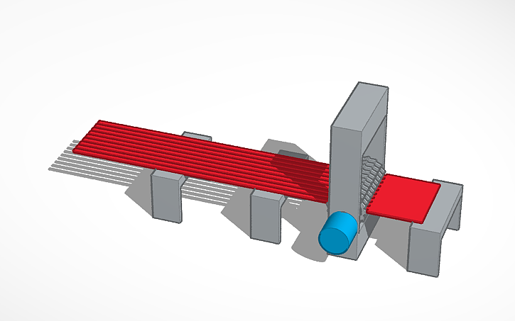 3D design sawing mill making 9 2x4s | Tinkercad