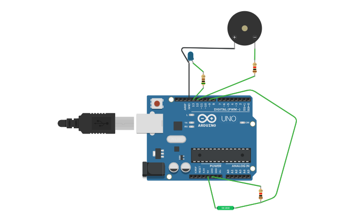 Circuit design LR_5_Task_8 - Tinkercad