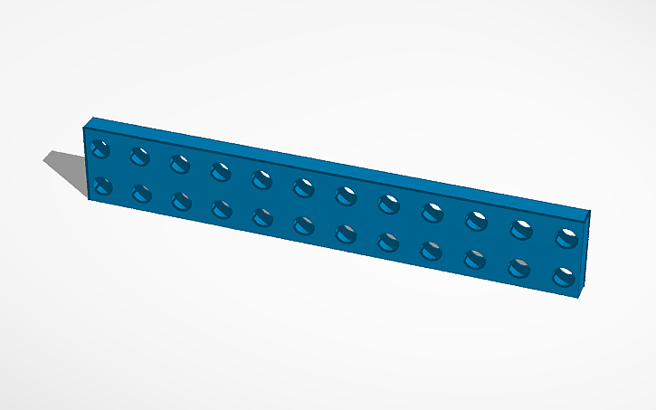 3D design Piece Two of Civil Engineering Flume - Tinkercad
