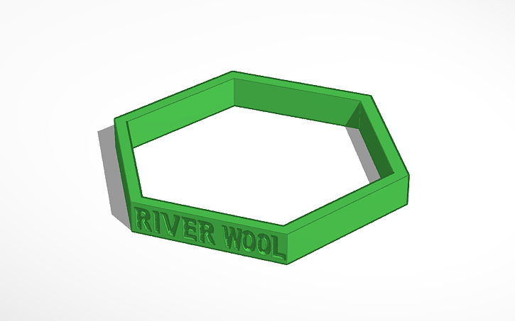 3D design River wool | Tinkercad