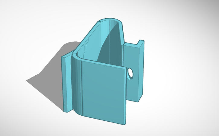 3D design phone holder - Tinkercad