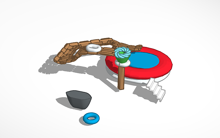 3D design Water Slide - Tinkercad