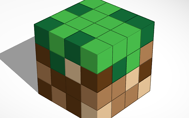 3D design Minecraft blox (tamamlanmış) | Tinkercad