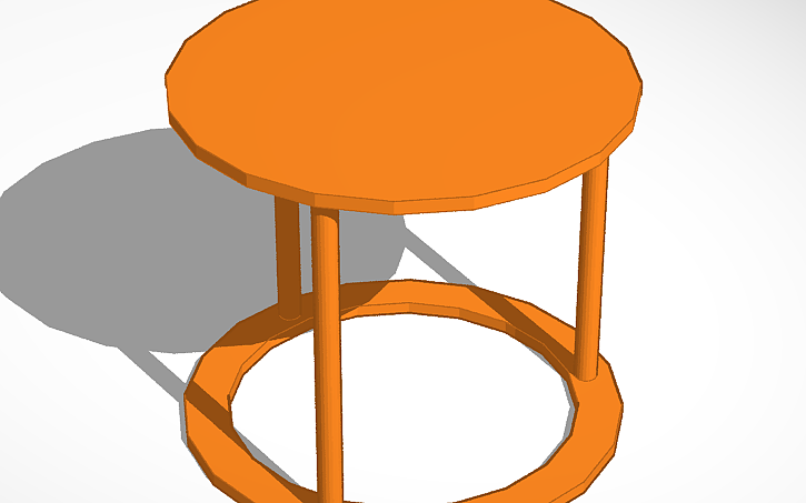 3D design Table - Tinkercad
