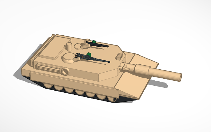 3D design m1a1 abrams | Tinkercad